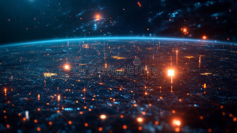 Vast Global Network of Interconnected Devices in Digital Landscape ...