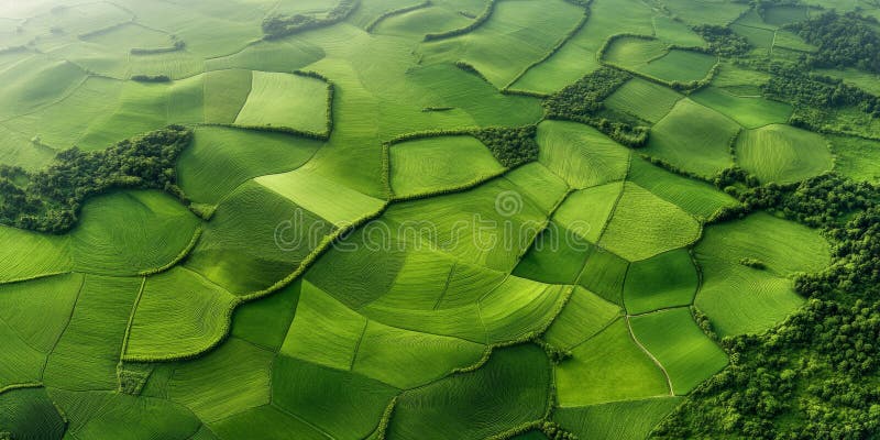 Vast Green Fields Demonstrate Sustainable Farming Techniques that ...