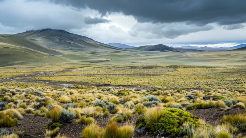 Vast Landscape of Green Hills and Dramatic Cloudy Sky. Expansive Green ... Vast Landscape of Green Hills and Dramatic Cloudy Sky. Expansive Green ...