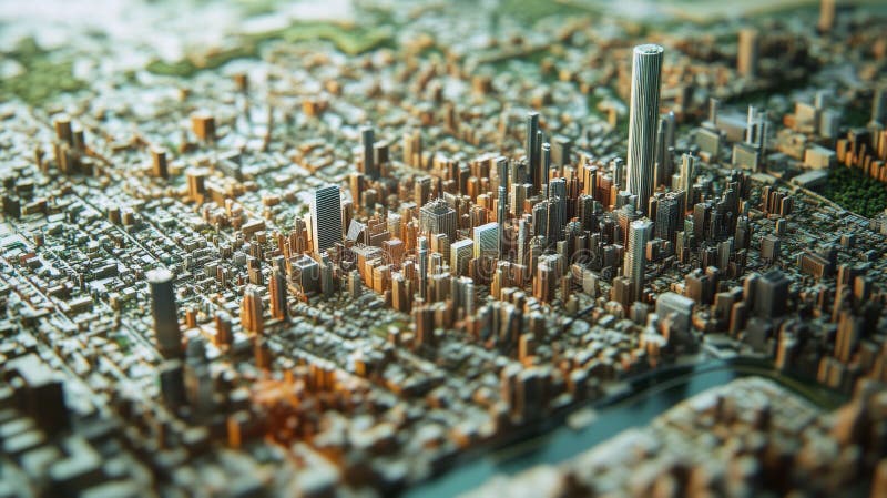 Vast Network of Interconnected Nodes Representing Dynamic Urban ...