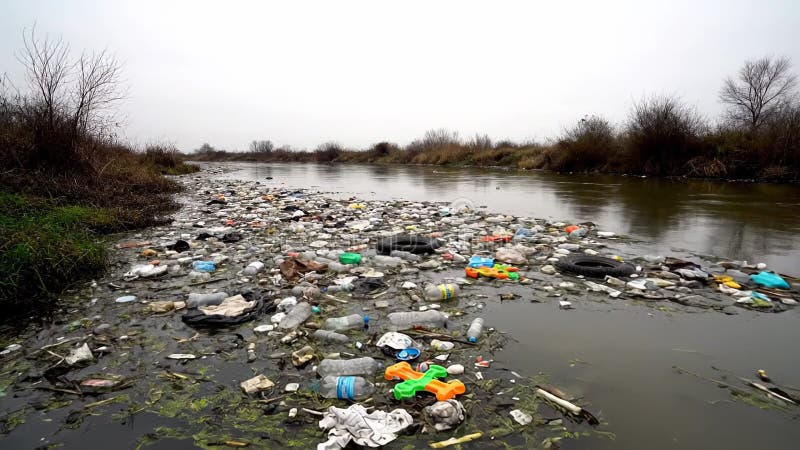 Vast Quantity of Plastic Waste and Various Forms of Trash Adrift in a ...