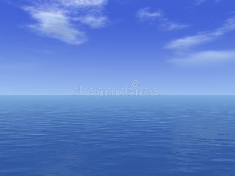 Vast sea deep ocean stock illustration. Illustration of sunny - 4988975