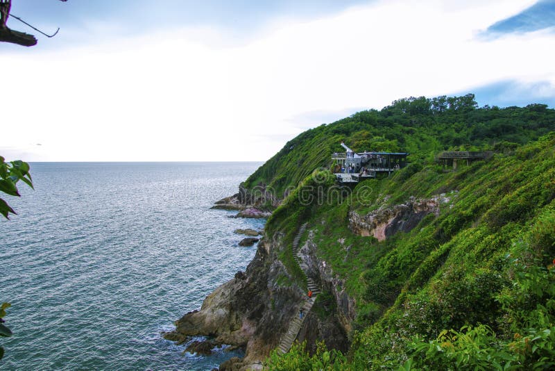 The Vast Sea View and the Blue Sky Stock Photo - Image of beach ...