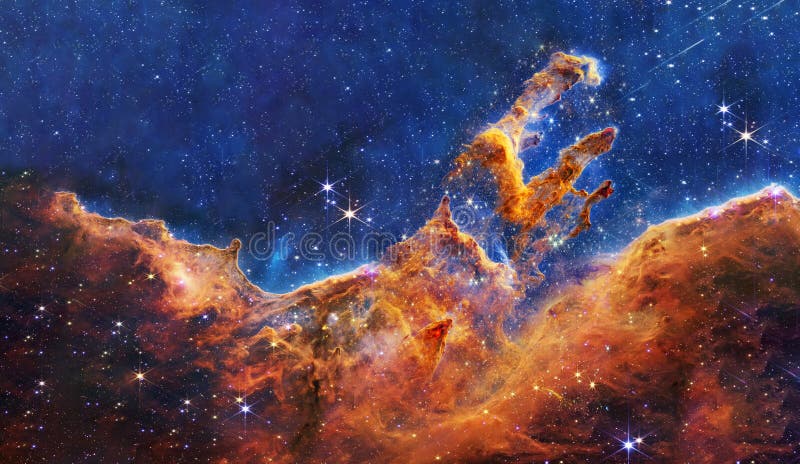 Vast Star-forming Columns of Gas and Dust Rise within the Eagle Nebula ...