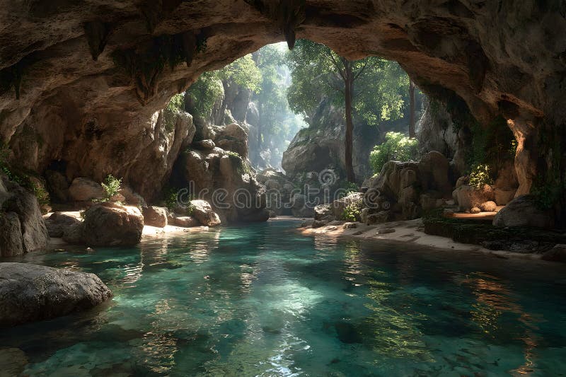 Vast Unexplored Underground Cave Stock Photos - Free & Royalty-Free ...