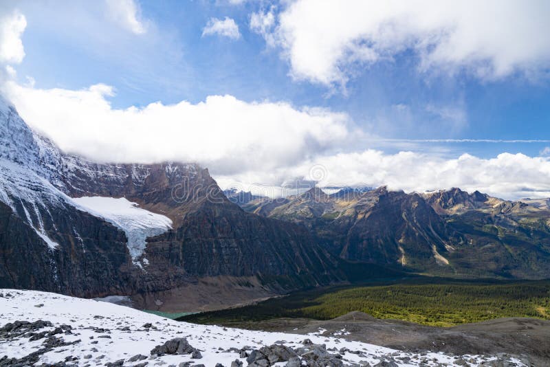 Vast Wilderness in the Rocky Mountains Stock Photo - Image of hike ...