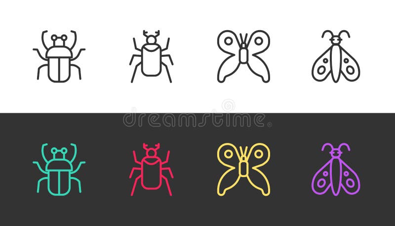 De Mot Van De Kever En De Kakkerlak Van De Stelkever ...