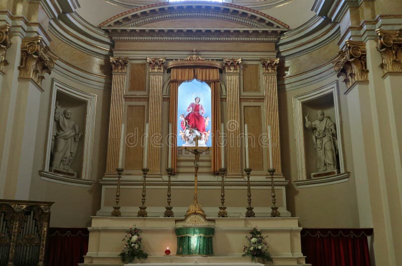 Vasto - Abside Della Chiesa Di Santa Maria Maggiore Stock Photo - Image ...