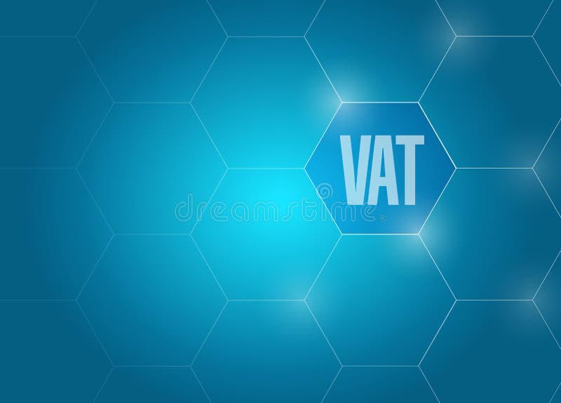 VAT Diagram Network Concept Illustration Design Graphic. Stock ...
