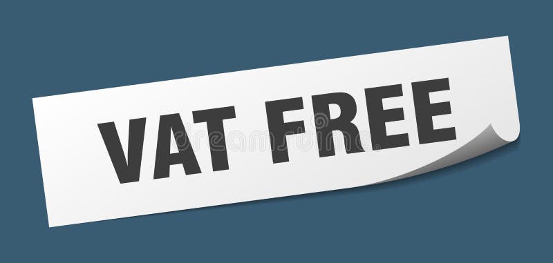 Vat Free Sticker. Vat Free Square Isolated Sign Stock Vector ...