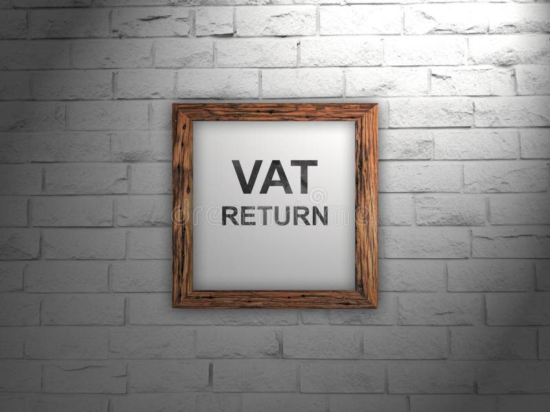 VAT RETURN Words on Paper. Business Finance Concept Stock Image - Image ...