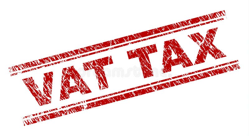 Scratched Textured VAT TAX Stamp Seal Stock Vector - Illustration of ...