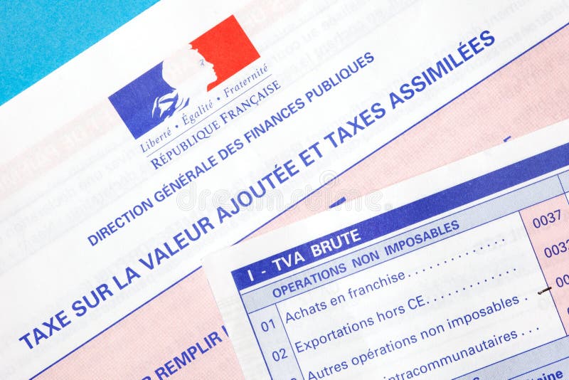 VAT Value Added Tax Declaration Stock Image - Image of administration ...