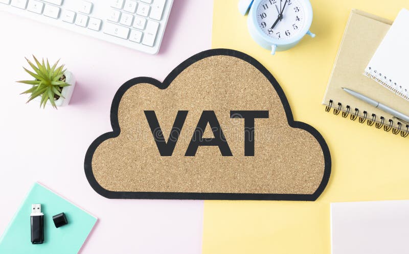 VAT. Work Word on a Clapboard Stock Photo - Image of concept ...