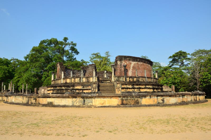 Vatadage stock image. Image of quadrangle, vatadage, polonnaruwa - 25131095