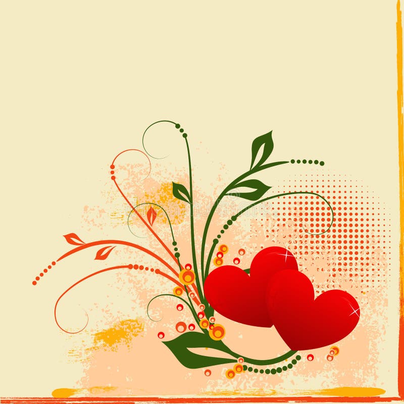 Heart Scroll stock vector. Illustration of clip, white - 5743198