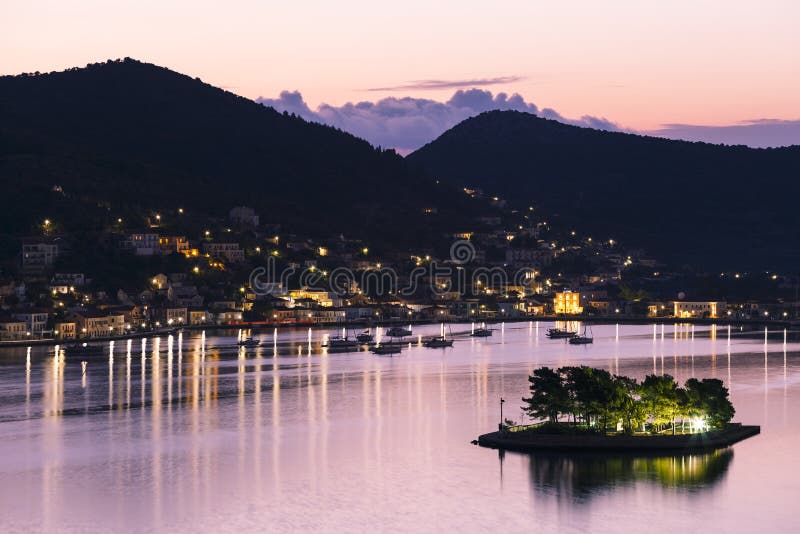 Ithaca stock photo. Image of harbour, ithaka, greece - 102675848