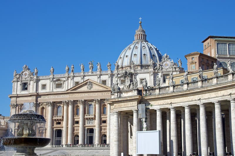 Vatican architecture editorial stock image. Image of bernini - 20269699