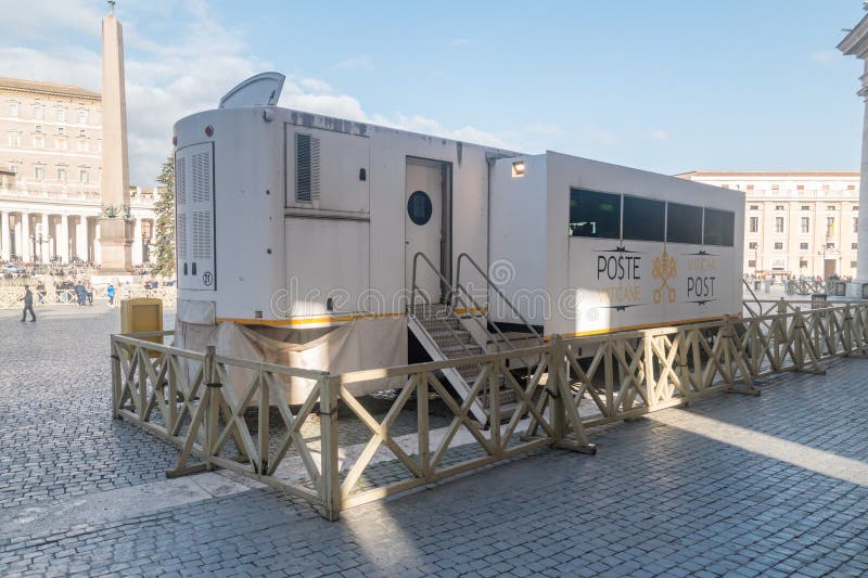 Vatican Post (Poste Vaticane) Office at Saint Peter S Square Editorial ...