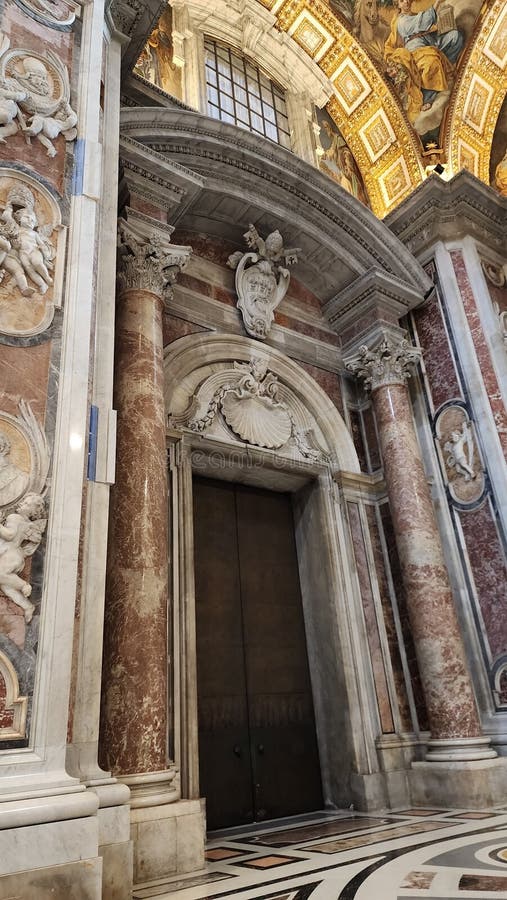 Vatican City, Inside the Basilica , Italy Editorial Stock Photo - Image ...