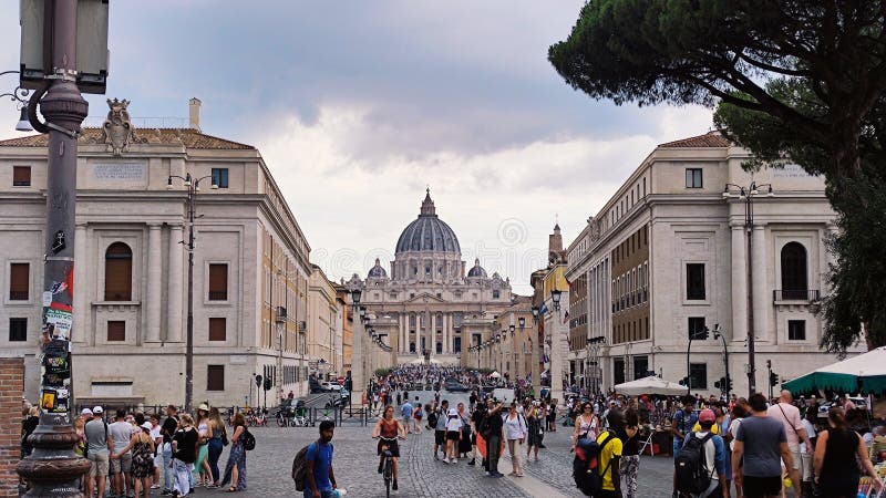 Vatican City Temple Crowd Religion Editorial Photo - Image of religion ...