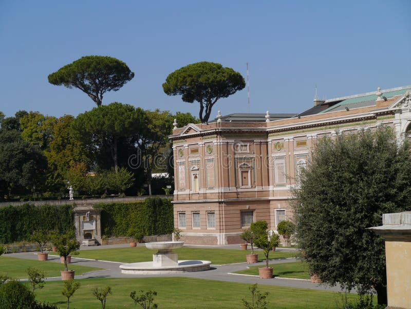 Vatican gardens stock image. Image of exterior, lawn - 29714237