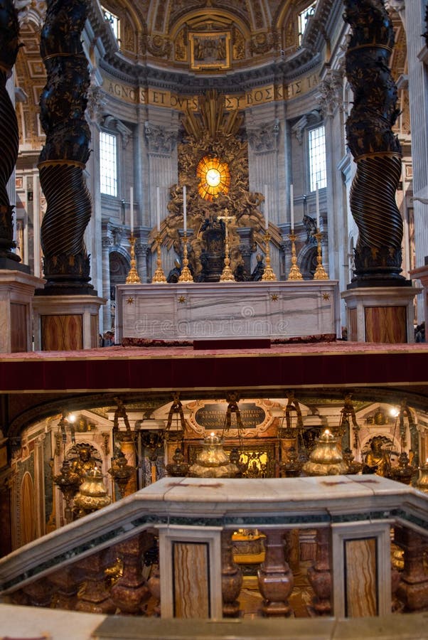 Vatican inside editorial stock image. Image of ceiling - 26775854