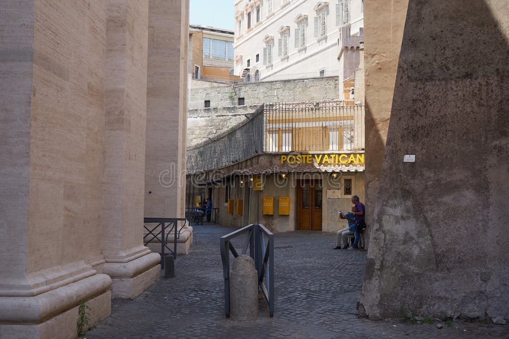 Vatican - July 15, 2017: the Post of Vatican Editorial Stock Photo ...