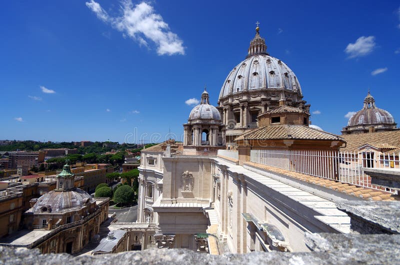 Vatican roof detail stock photo. Image of angle, beautiful - 58989042