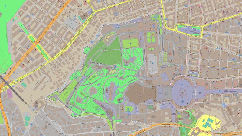 Vatican Outlined. Topo Standard Stock Illustration - Illustration of ...