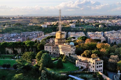 Vatican Radio Tower stock photo. Image of rome, pietro - 17579600