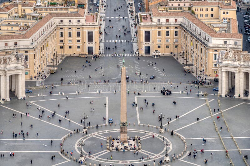 Vatican Square stock photo. Image of tourism, impressions - 354581740