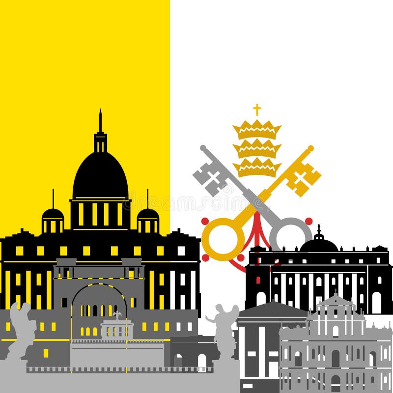 Vector Vatican Flag, Vatican Flag Illustration, Vatican Flag Picture ...