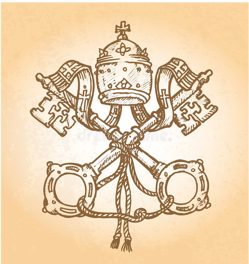 Vatican symbolS editorial image. Illustration of election - 29676430