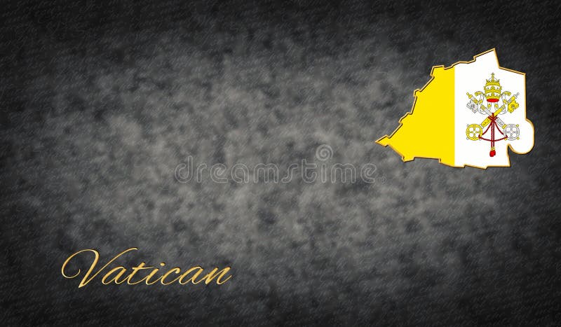 Vatican Symbols, Map of Vatican Stock Photo - Image of museums ...