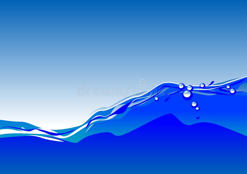 Vatten vektor illustrationer. Illustration av flytande - 11235777