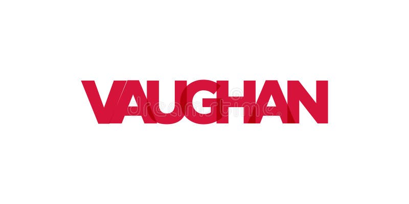 Vaughan in the Canada Emblem. the Design Features a Geometric Style ...