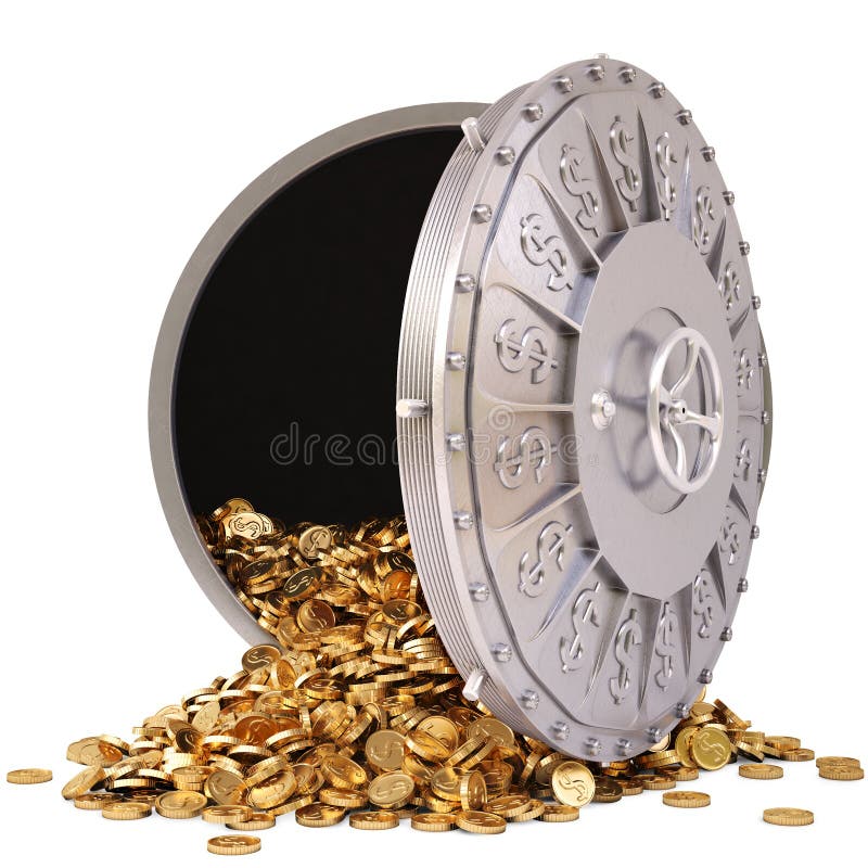 Vault stock illustration. Illustration of investment - 23702430