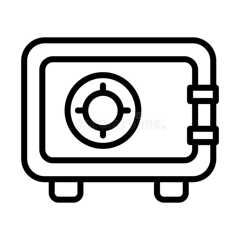Vault Isolated Vector Icon Which Can Easily Modify or Edit Stock Vector ...