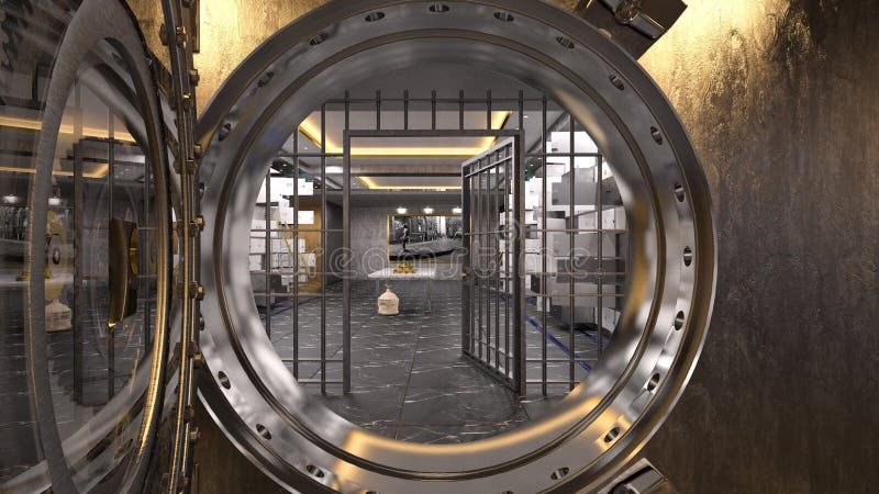 Vault room stock photo. Image of bank, security, gold - 113344162