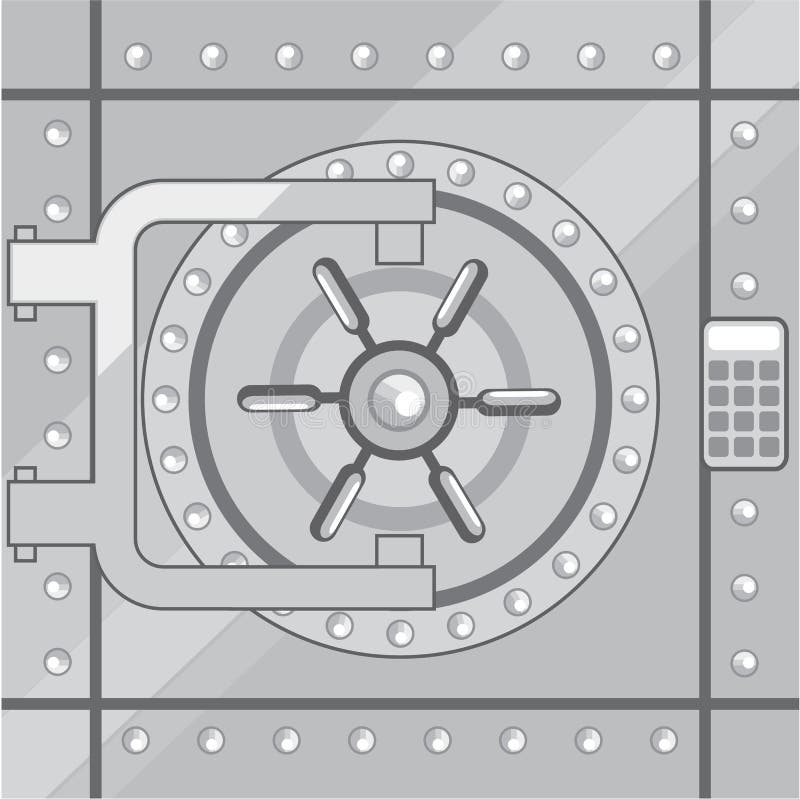 Vault Safe eps file stock vector. Illustration of door - 62496444