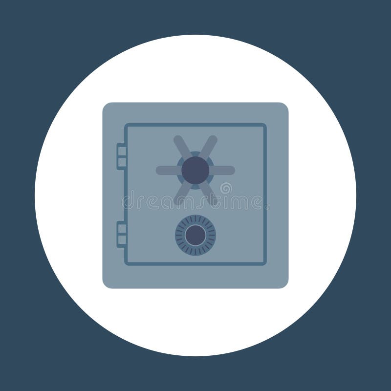 Vault vector illustration. stock vector. Illustration of banking ...