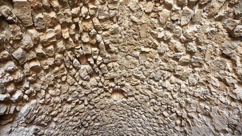 Vaulted Ceiling in Kerak Castle, Jordan. Stock Image - Image of ...