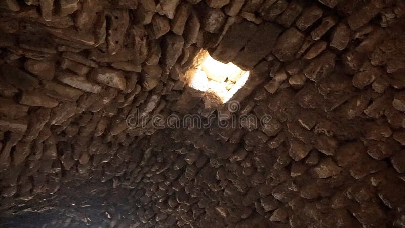 Vaulted Ceiling in Kerak Castle, Jordan. Stock Image - Image of ...