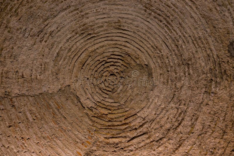 Vaulted Ceiling Made of Bricks Stock Photo - Image of antique, textured ...