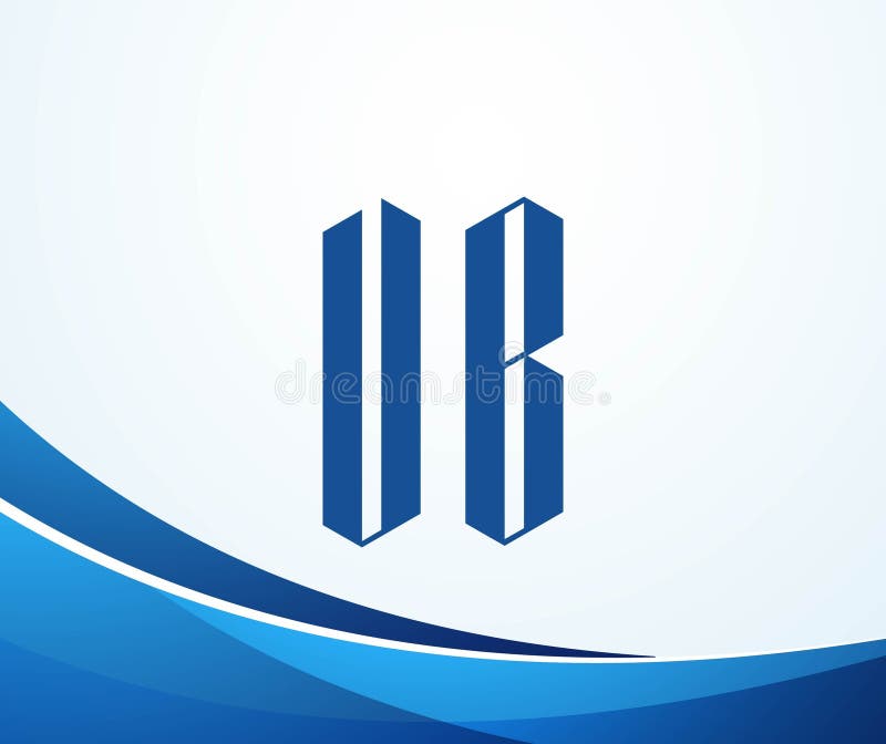 VB Alphabet Letter Logo Design Template Elements Stock Vector ...