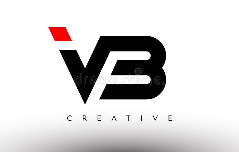 VB Creative Modern Letter Logo Design. VB Icon Letters Logo Vector ...