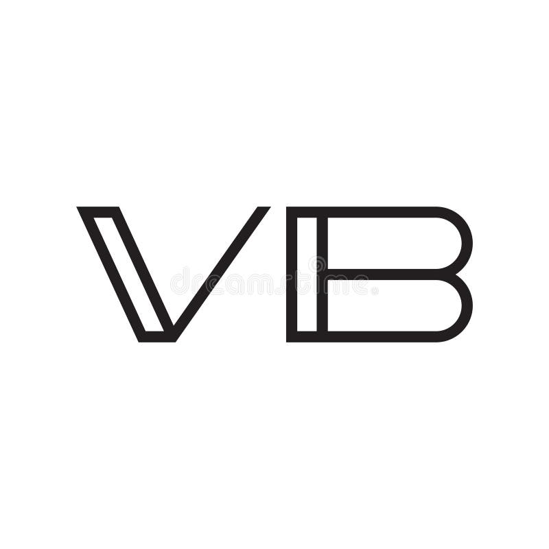 Vb Initial Letter Vector Logo Icon Stock Vector - Illustration of logo ...