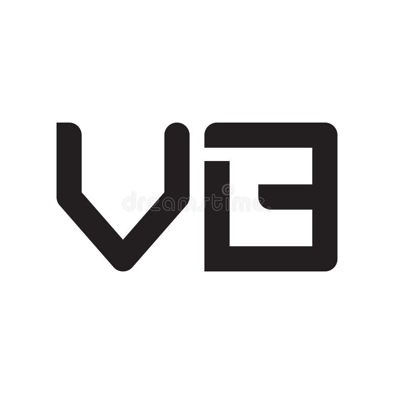 Vb Initial Letter Vector Logo Icon Stock Vector - Illustration of ...