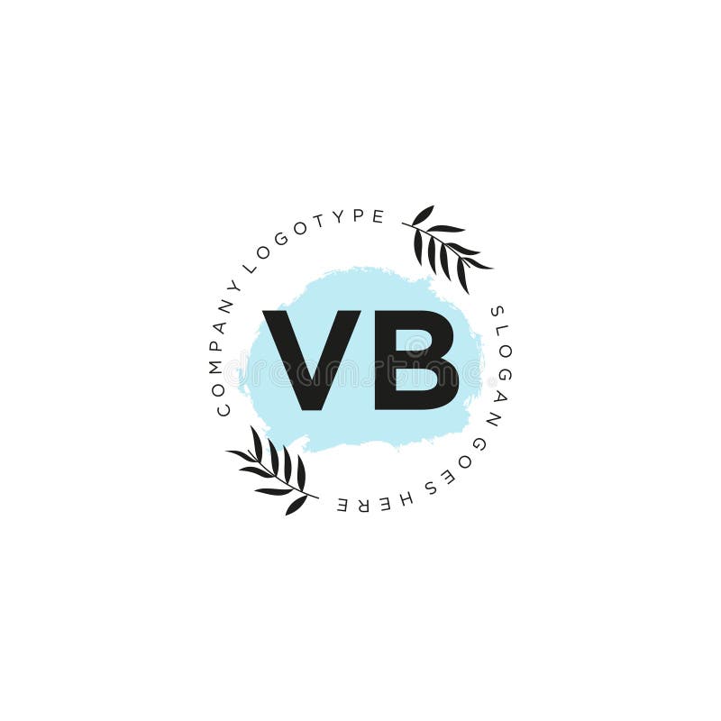 VB Letter Logo Icon Design Template Elements Stock Vector ...
